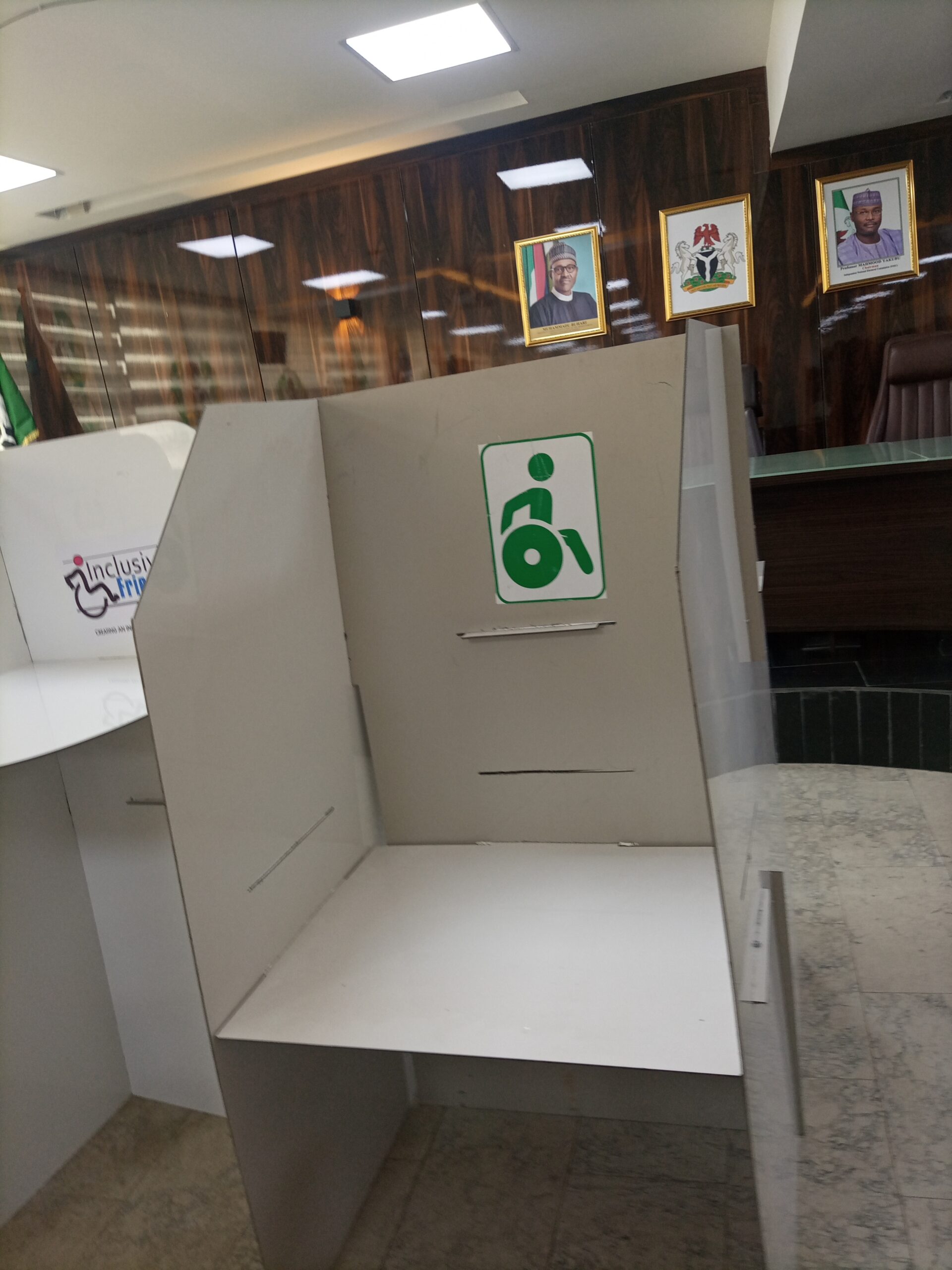 IFA Presents Samples Of Accessible Voting Cubicles for PWDs To INEC ...