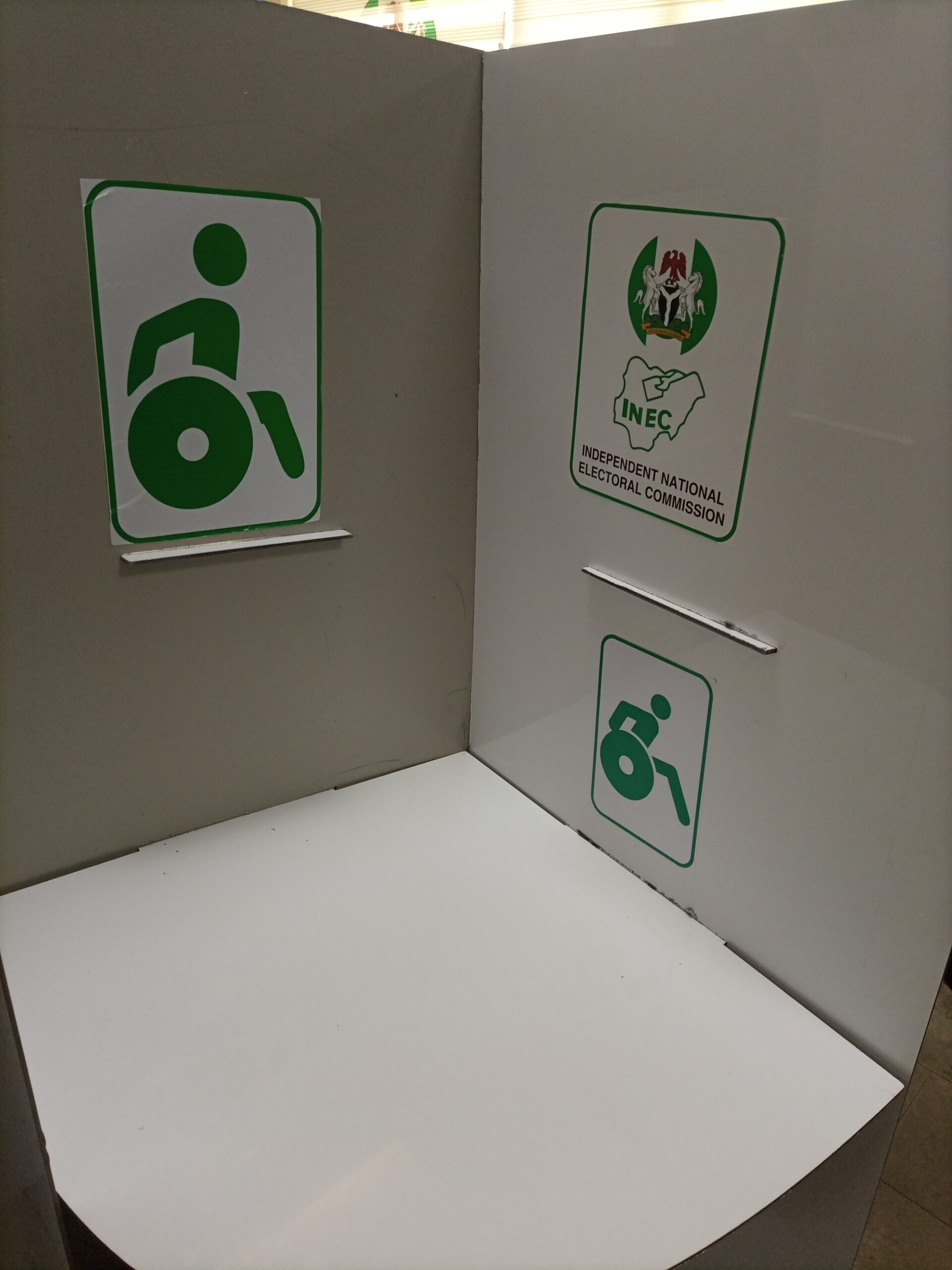 IFA Presents Samples Of Accessible Voting Cubicles for PWDs To INEC ...