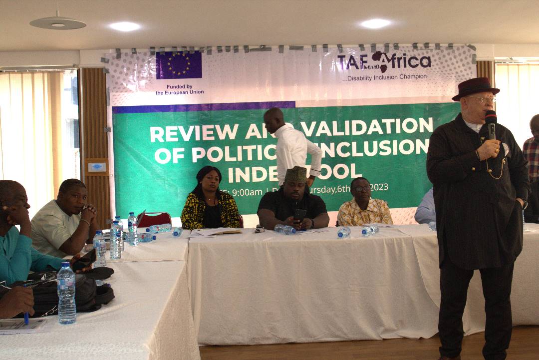 Election: Stakeholders Validate TAF Africa's Political Inclusion Index ...